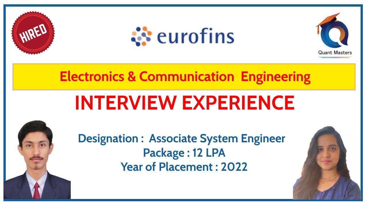 Eurofins Interview Experience - 2022 | Designation: Associate Software Engineer
