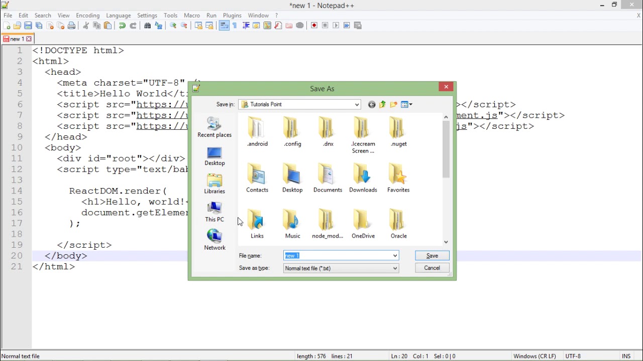 ReactJS - Environment Setup