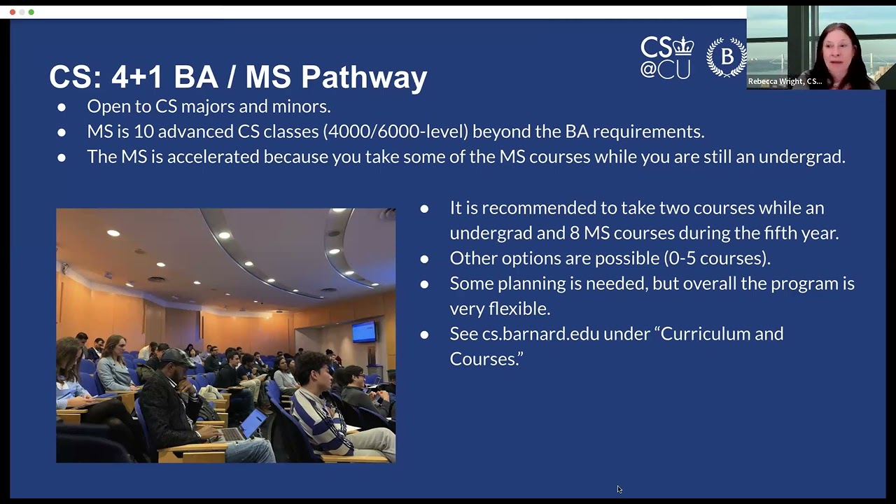 SEAS 4+1 Pathways Info Session: Computer Science