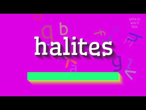 How to say "halites"! (High Quality Voices)