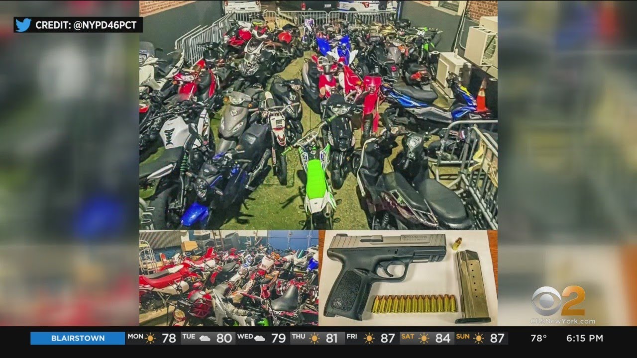 NYPD Cracks Down On Illegal Dirt Bikes In The Bronx.