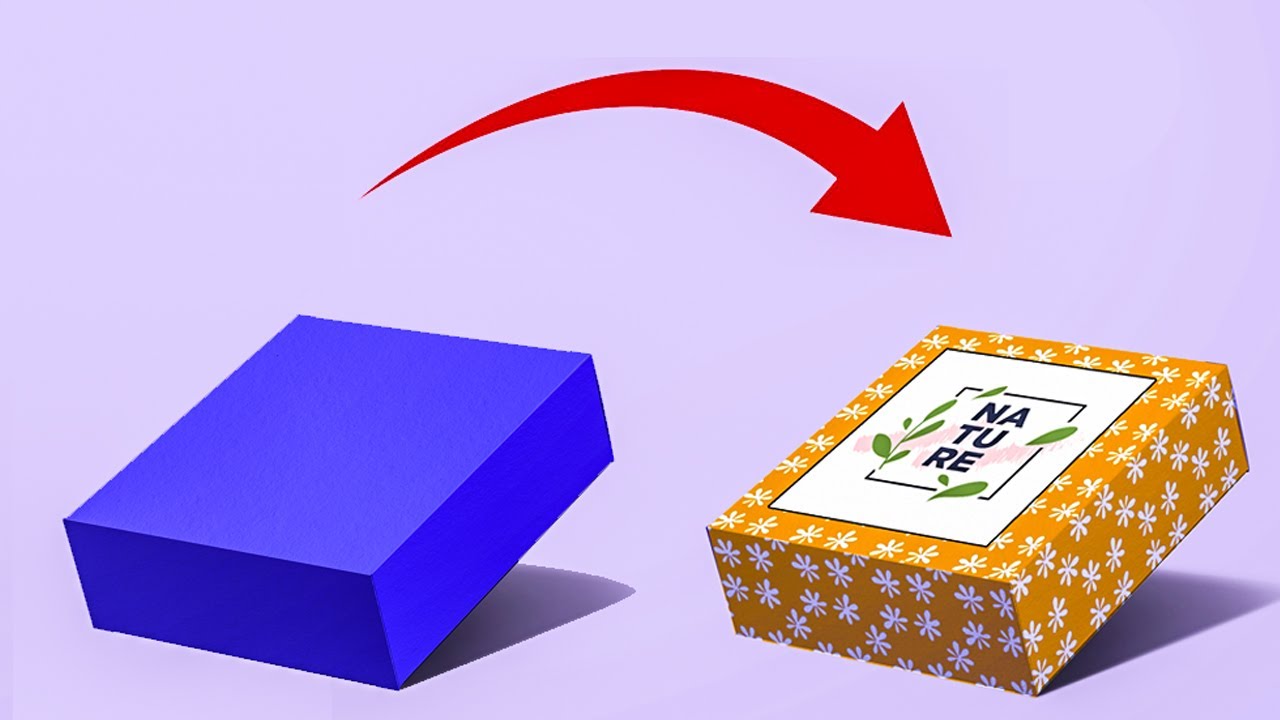 How to create a 3d packaging gift design in photoshop