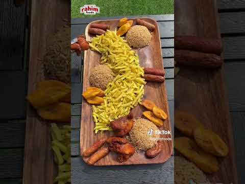 Ugandan food Lusaniya or food platter at Rahim restaurant π #food #ugandanfood #muslimah