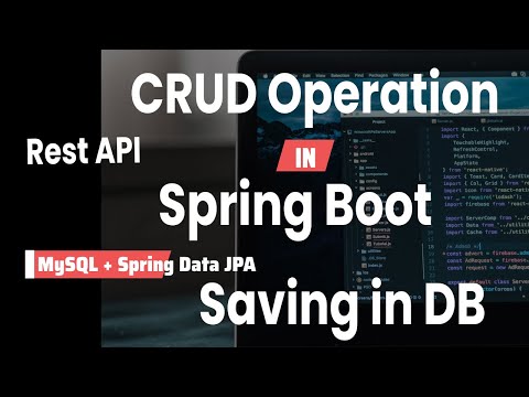 REST API | CRUD Operations | Saving in Mysql DB using Spring Data JPA ...