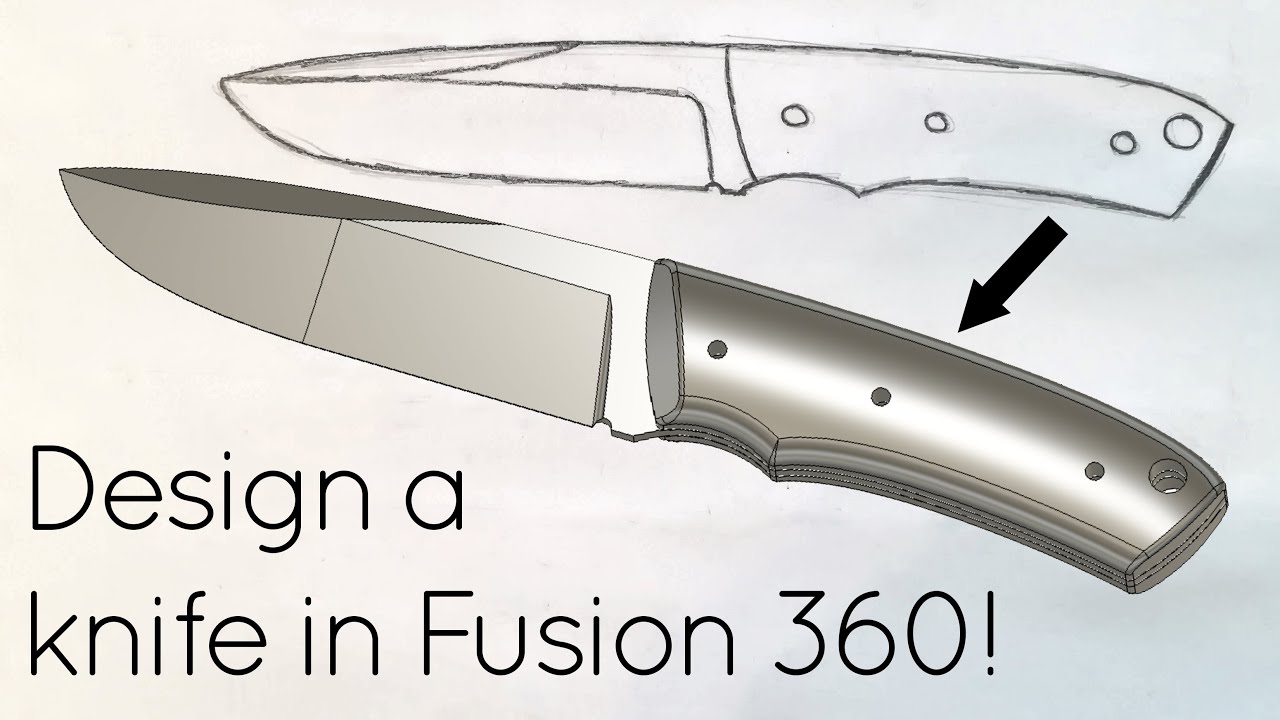 How to design a knife in Fusion 360! (Knifemaking CAD Tutorial)