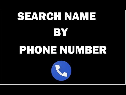 Search Name By Phone Number - Reverse Phone Number Lookup