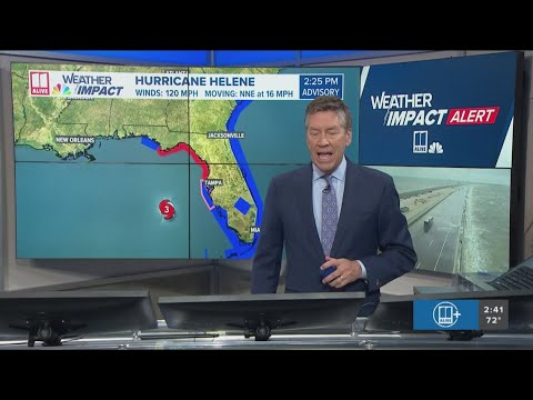 Hurricane Helene upgraded to Category 3 storm | Update