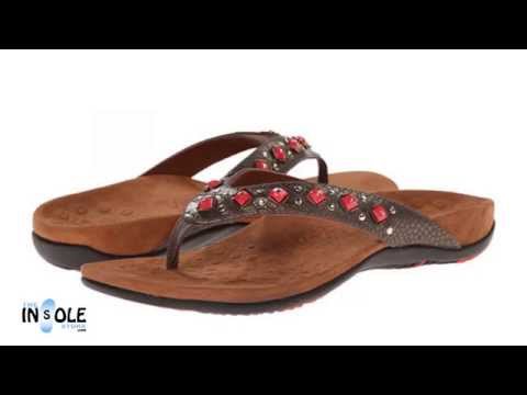 Vionic Orthaheel Floriana Croco Bronze WIDE Orthotic Sandals @TheInsoleStore.com