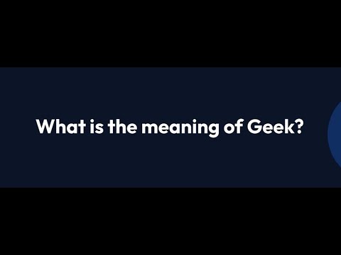 Geek meaning in hindi | Geek meaning | Geek meaning in English | Geek hindi