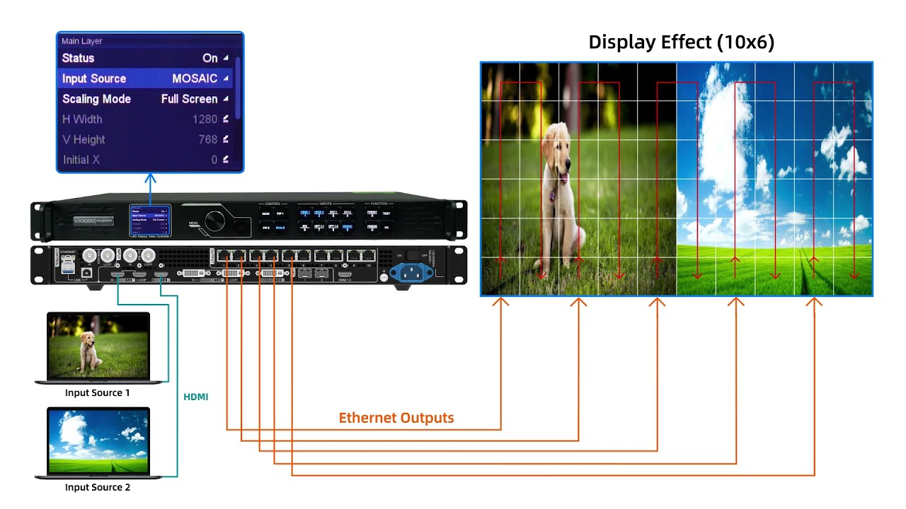 VX1000 Input Source Settings