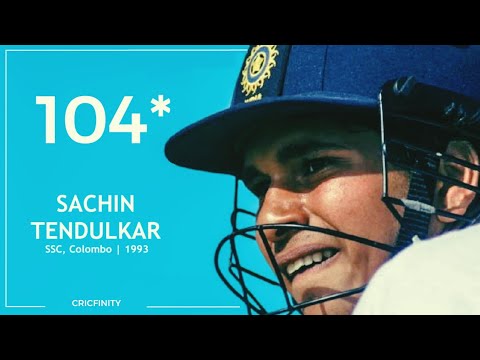 Sachin Tendulkar 104* | Sri Lanka | SSC, Colombo | 1993