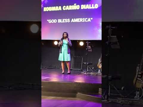 12-year-old Koumba #cover of God Bless America #celinedion #godblessamerica #nationaldayofprayer #us