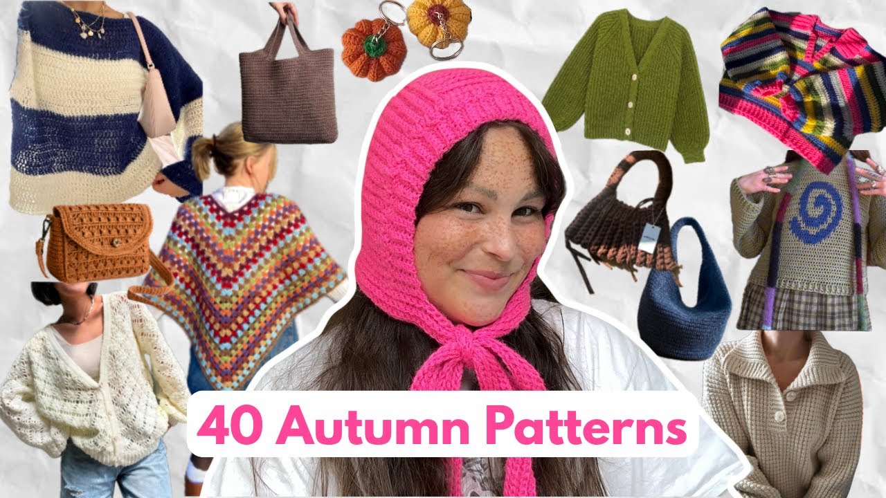 40 Cozy Fall Crochet Patterns *with links* 🧶🍂🍁