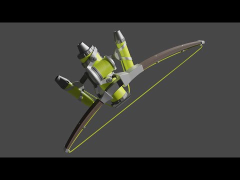 Archivo STL Arco de Splatoon 3 Tri-Stringer Splat Bow cosplay・Plan ...