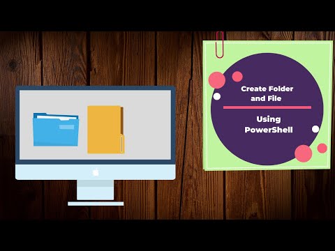 How to Create Folder and File Using PowerShell