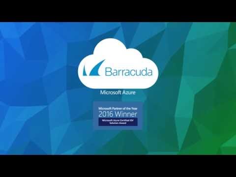 Barracuda Security Solutions for Microsoft Azure