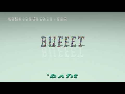 buffet - pronunciation + Examples in sentences and phrases