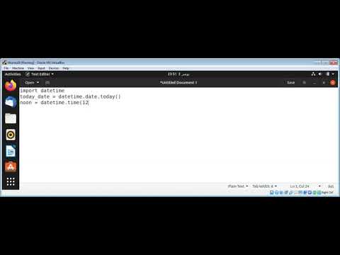 Python datetime module example