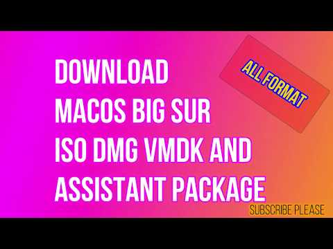Download macOS Big Sur ISO DMG VMDK and Assistant Package