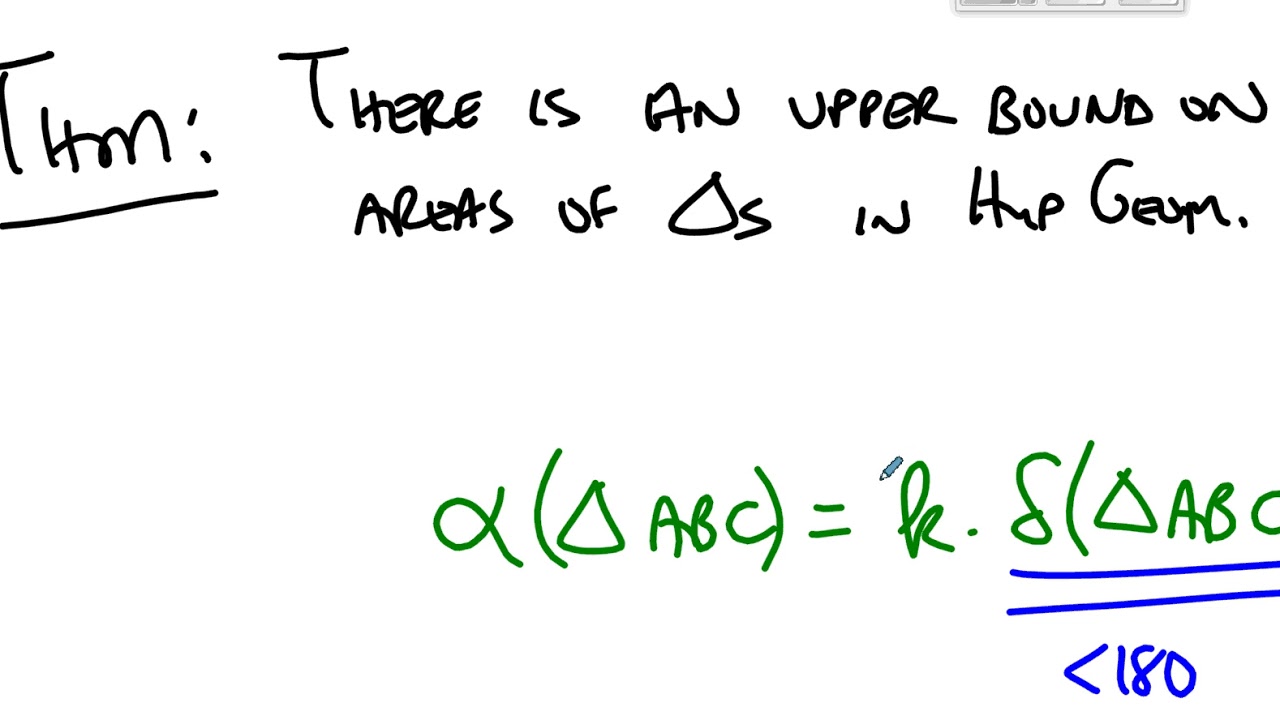 MATH335 Content - Area in Hyperbolic Geometry