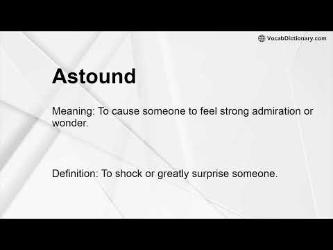 Astound Meaning