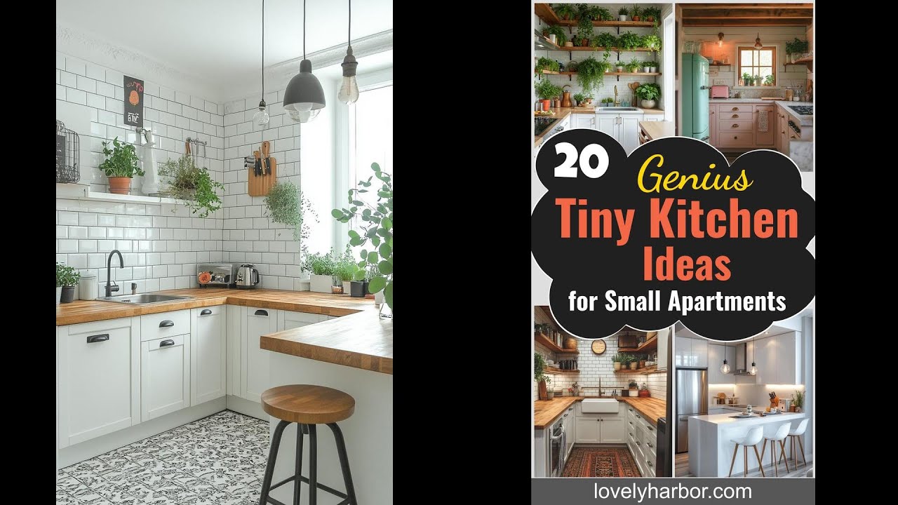 20 Genius Tiny Kitchen Ideas for Small Apartments