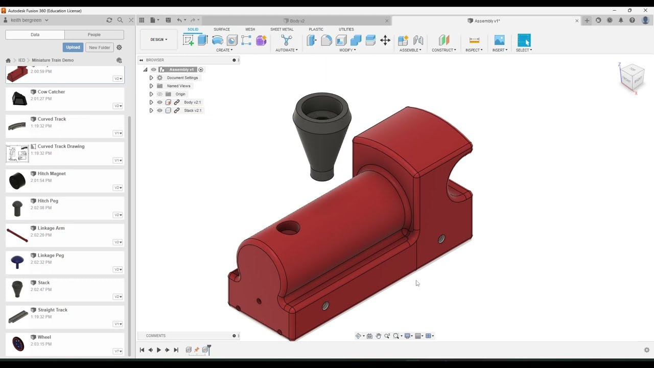 PLTW IED Train Assembly 1