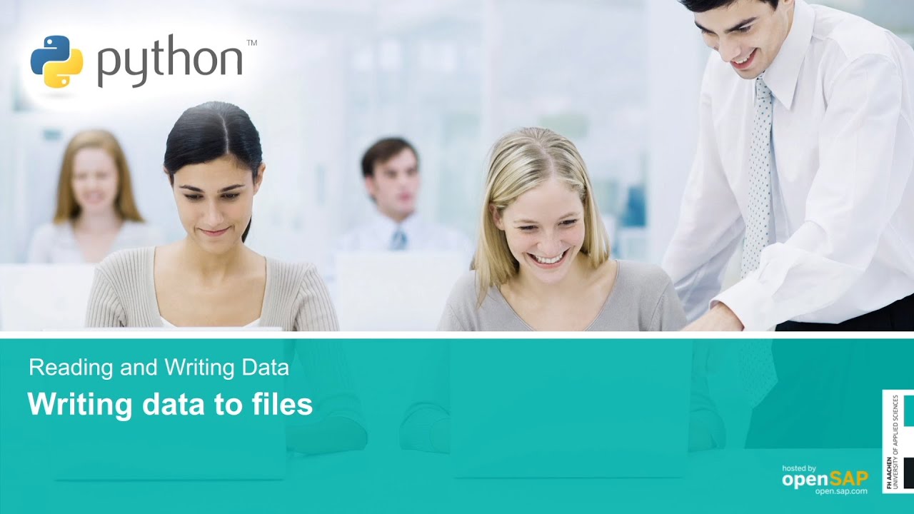 Python for Beginners - Week 4 Unit 4 - Writing data to files