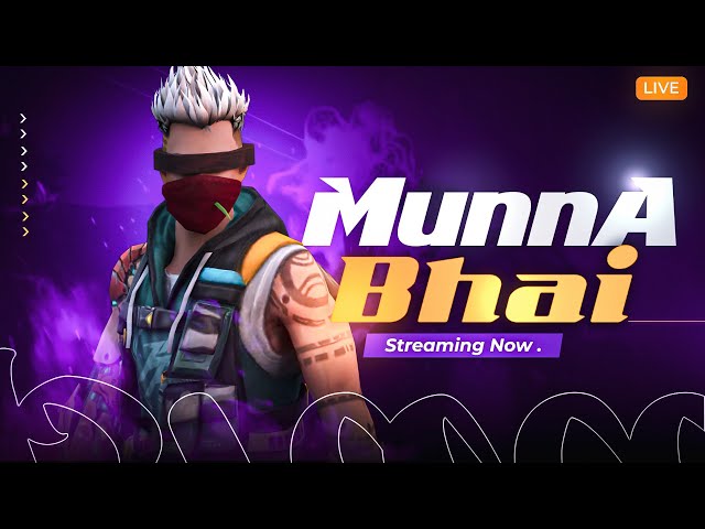 What is Munna Bhai Gaming's Free Fire ID? Stats, guild, rank, YouTube earnings, and more