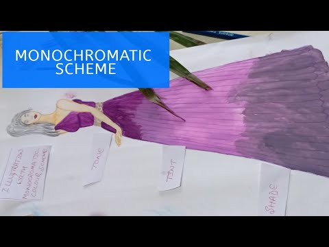 MONOCHROMATIC COLOUR | Colour Combination Techniques | STANDARD COLOR SCHEME |