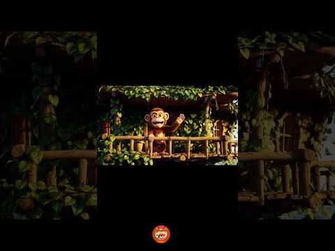 Epic Jungle Treehouse Adventure with the Photorealistic Brown Monkey #kidiestime7 #storyforkids