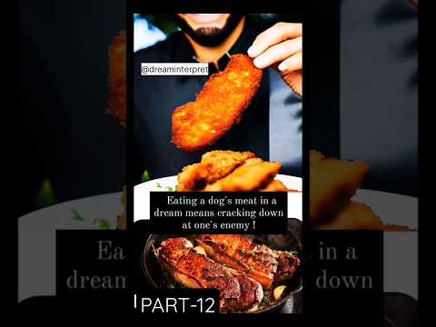 Eating a dog meat 🍖🥓 in a dream ❌ #english #dream #dog #dreamstory #fact #explore #intrestingfacts