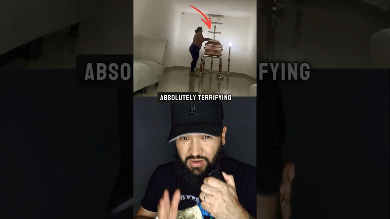 Terrifying thing that happened at a funeral home #scary #paranormal