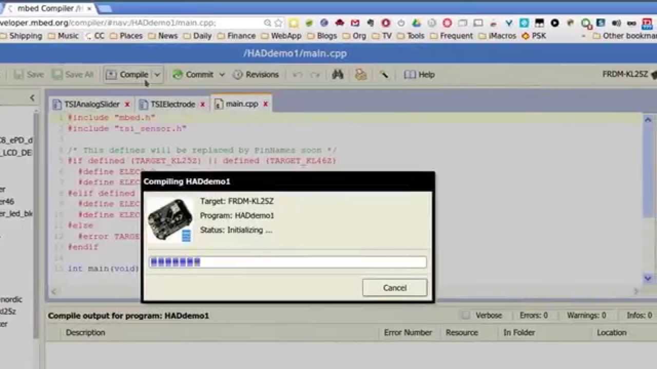 Getting Started with mbed ARM Microcontrollers