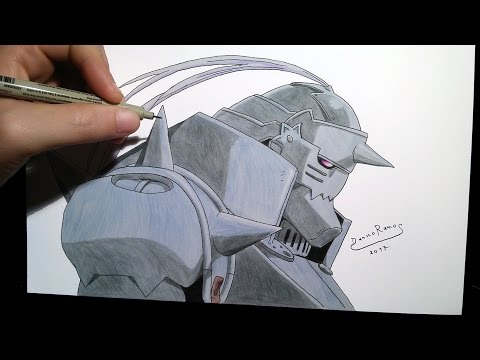 Alphonse Elric from Fullmetal Alchemist | speed drawing