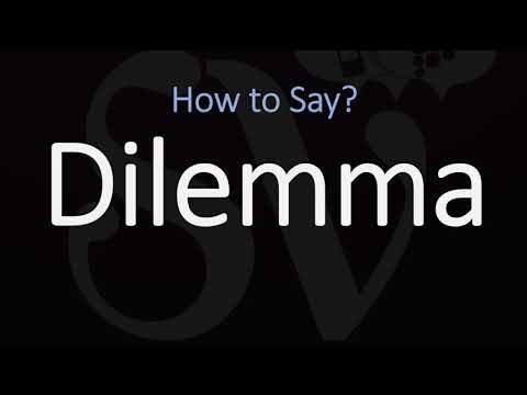 How to Pronounce Dilemma? (CORRECTLY)