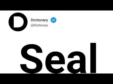 Seal Meaning In English