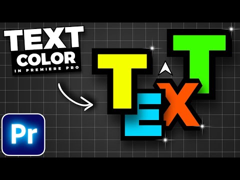 How To CHANGE Text COLOR In Premiere Pro