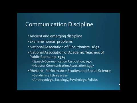 Communication Discipline History