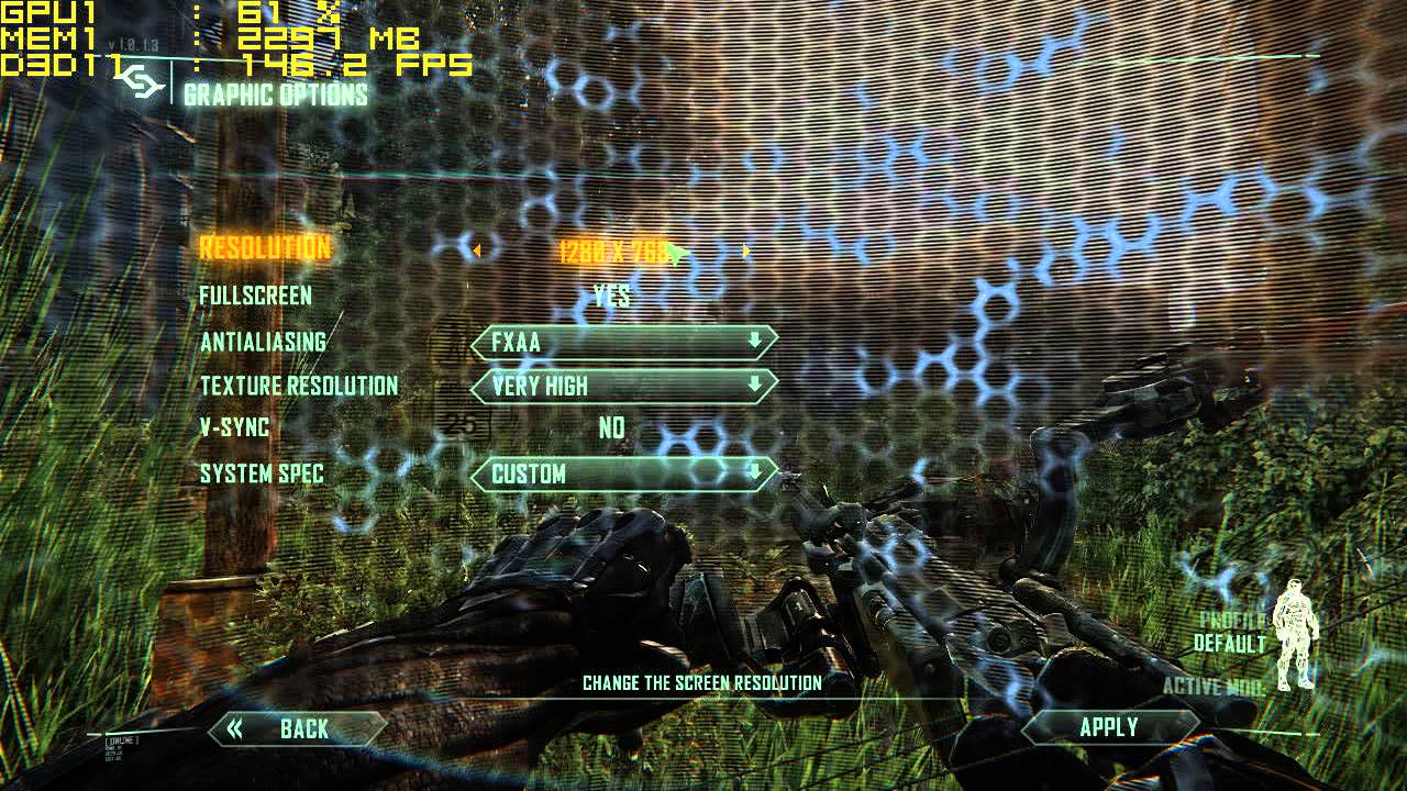 Crysis3 cpu / resolution test joined