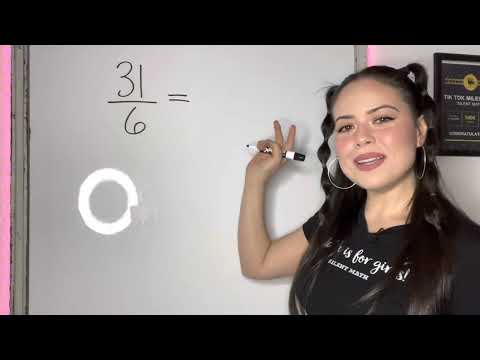 Converting Improper Fractions To Mixed Numbers | 4th Grade | Silent Math #fractions #mathisforgirls