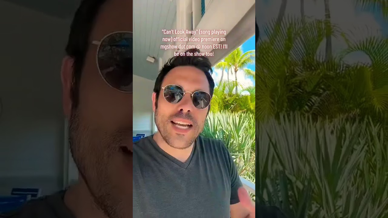 Can't Look Away video premiere on mg.show NOW!