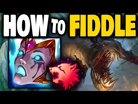 How to play Fiddlesticks Jungle and 1v9 | Best Build & Runes Fiddlesticks Gameplay Season 14