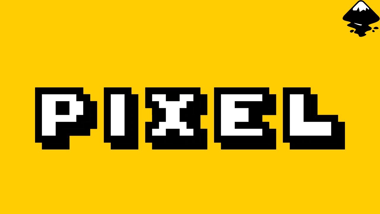 8-Bit Pixel Text Effect in Inkscape