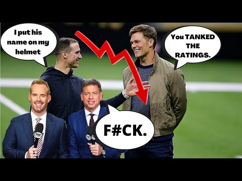 NFL TV Ratings Division Playoffs DOWN 8.5 MILLION VIEWERS for FOX TOM BRADY vs DREW BREES MATCH UP!