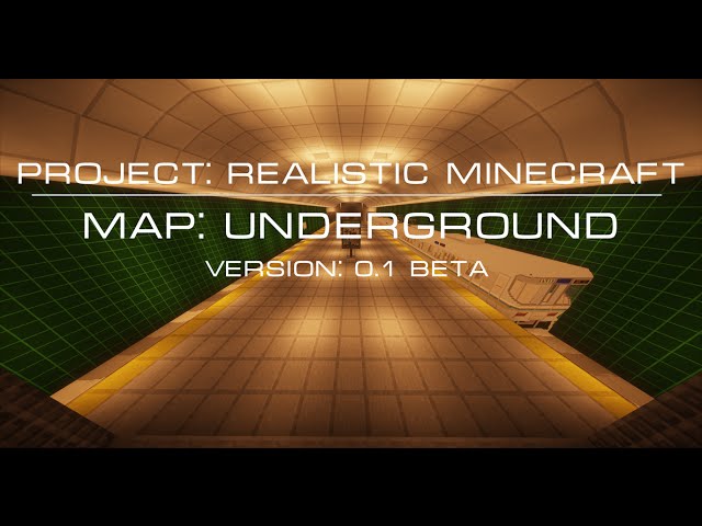 Project Realistic Minecraft Map Underground With Mods Minecraft Map
