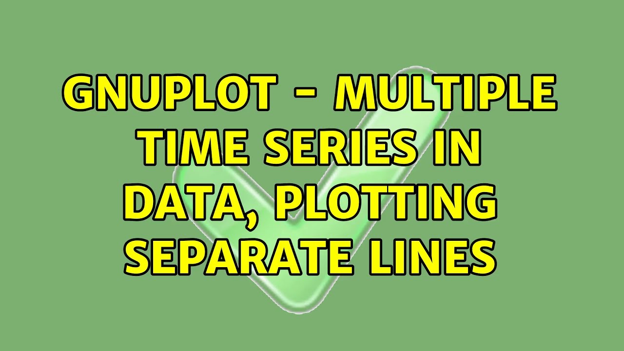 GnuPlot - Multiple time series in data, plotting separate lines