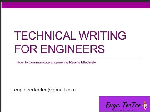 Engineering Technical Writing & Effective Communications