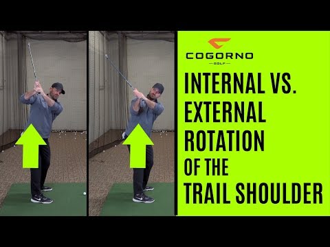 GOLF: Internal Vs. External Rotation Of The Trail Shoulder