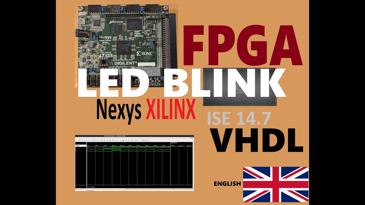 Programming FPGA: Hello World - LED Blink VHDL